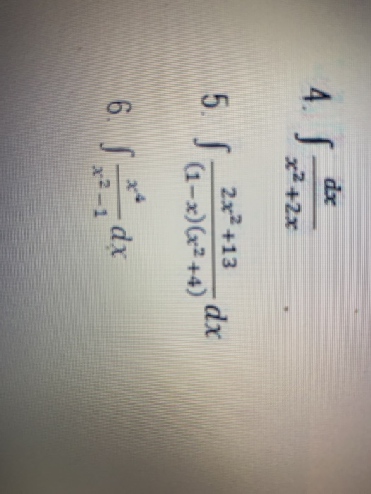 Solved Instruction: All process Solve integrals by | Chegg.com