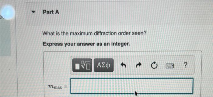 Solved A 500 lines per mm diffraction grating is illuminated | Chegg.com