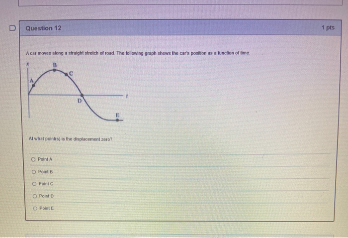 Solved Here is a motion diagram of a car moving along a | Chegg.com