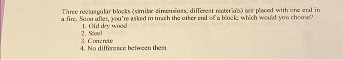 Solved Three rectangular blocks (similar dimensions, | Chegg.com