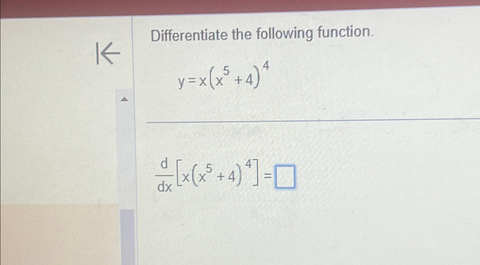 Solved Differentiate the following | Chegg.com