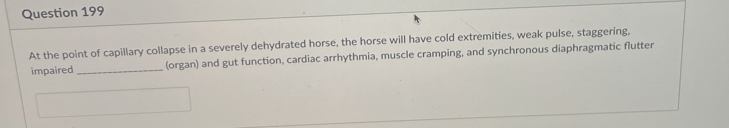 Solved Question 199At the point of capillary collapse in a | Chegg.com