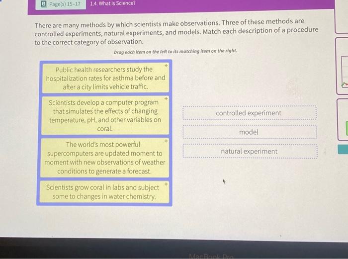Solved There are many methods by which scientists make | Chegg.com
