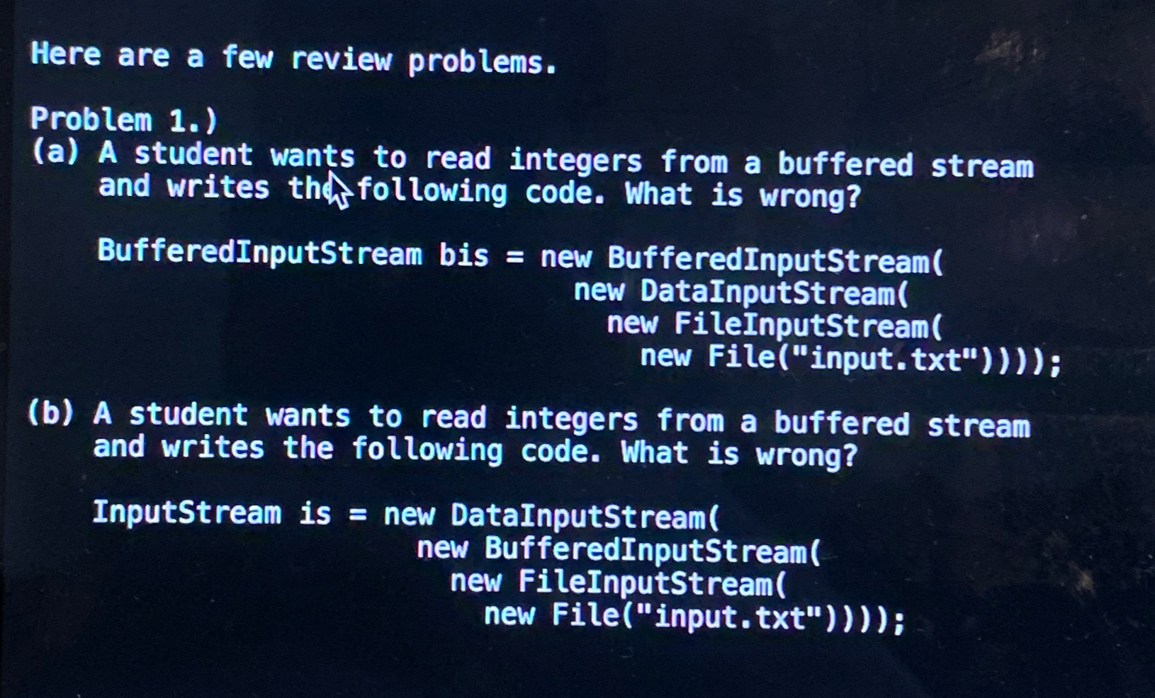 Solved Here are a few review problems.Problem 1.)(a) ﻿A | Chegg.com