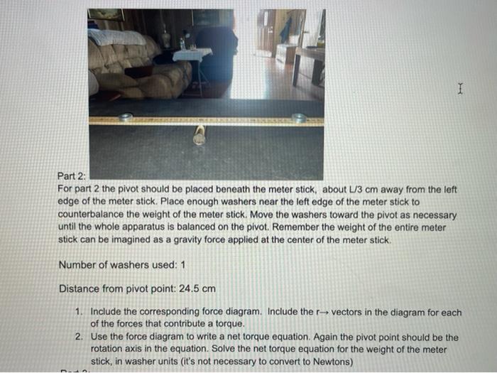 Solved Torque Physics For part 1 the pivot should be beneath | Chegg.com