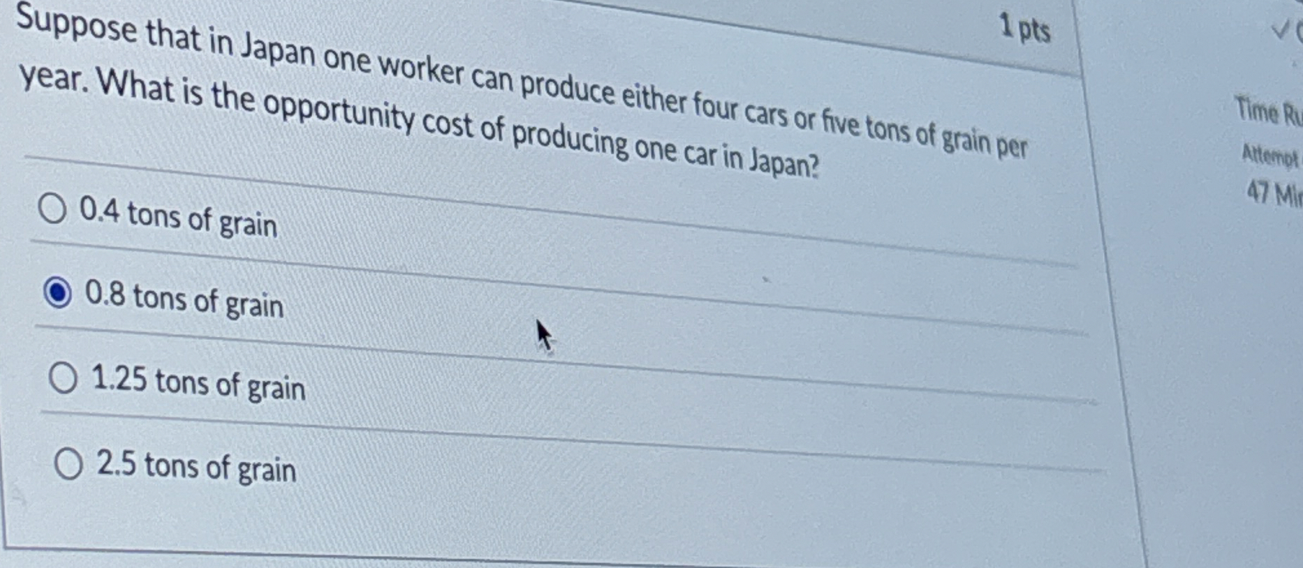 Solved year. What is the one worker can produce either four | Chegg.com