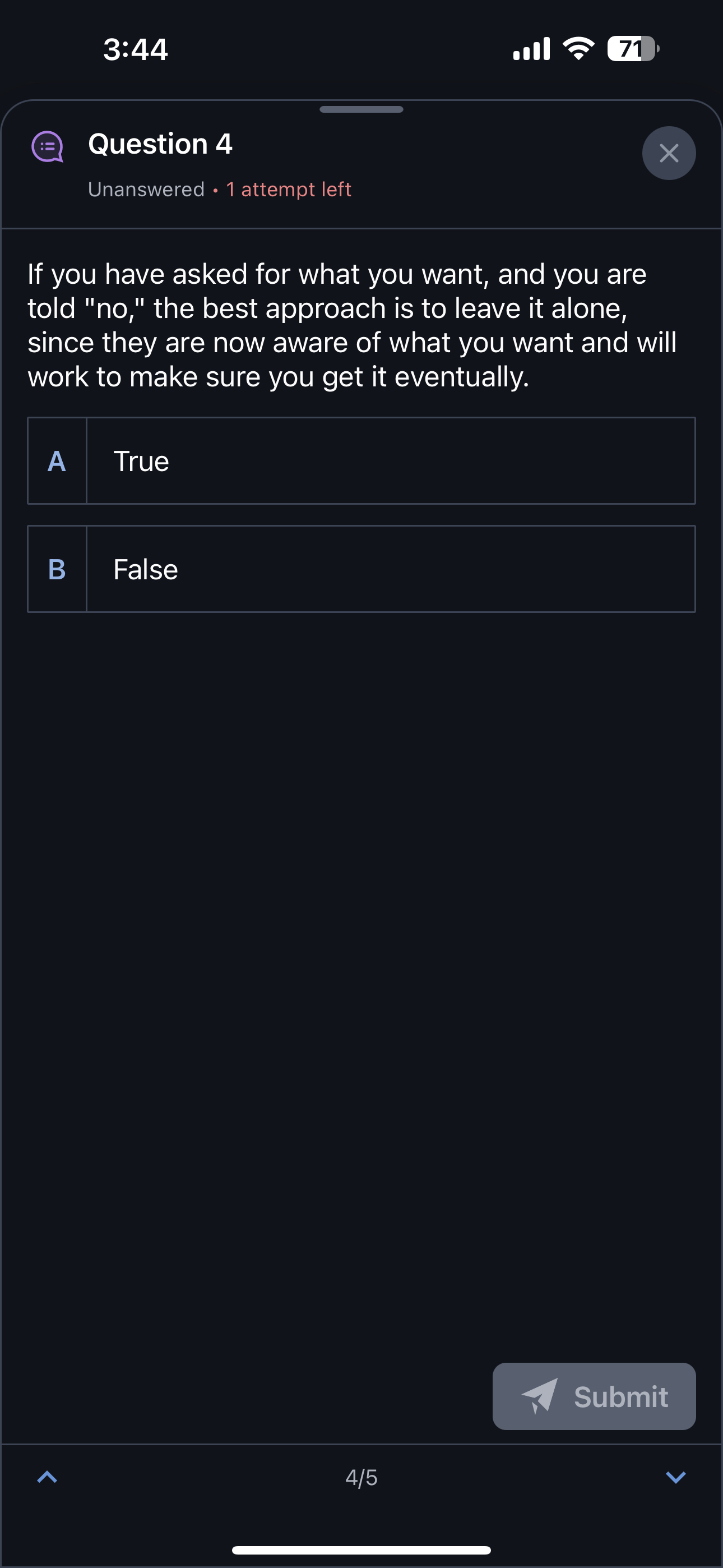 Solved Question 4Unanswered * 1 ﻿attempt leftIf you have | Chegg.com