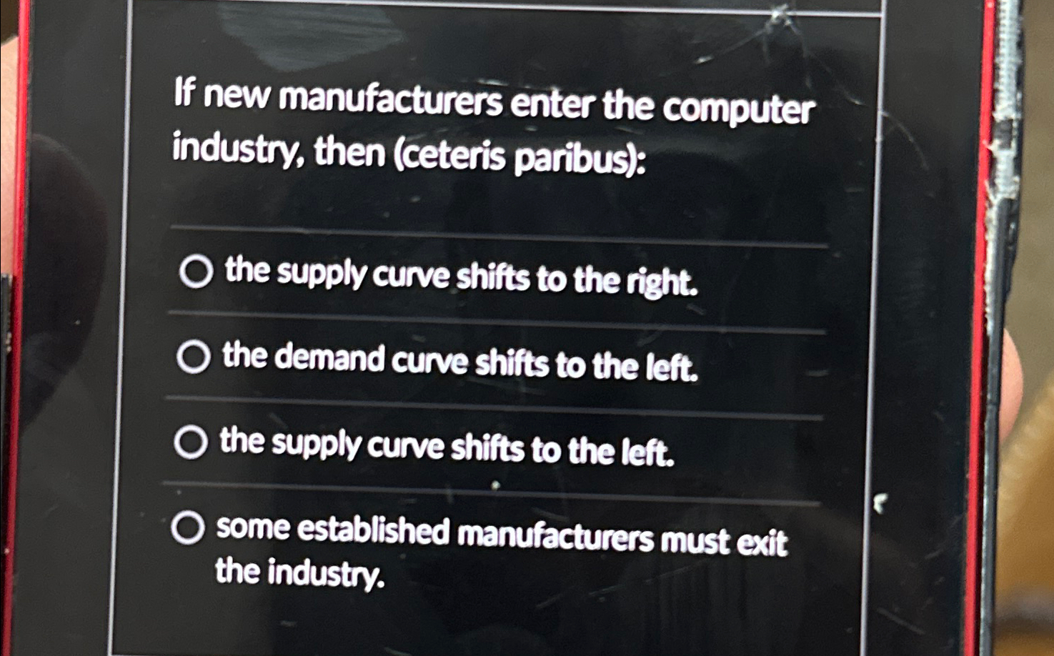 Solved If new manufacturers enter the computer industry, | Chegg.com