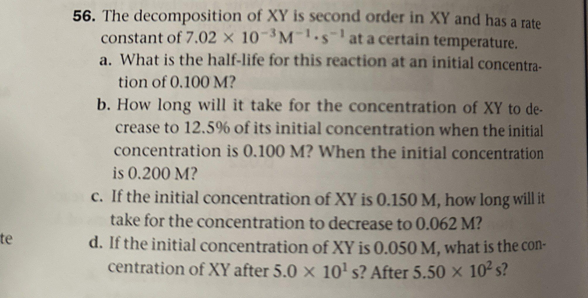 Solved The decomposition of xY ﻿is second order in xY ﻿and | Chegg.com
