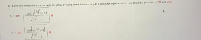 Solved Let's modify the logistic differential equation of | Chegg.com