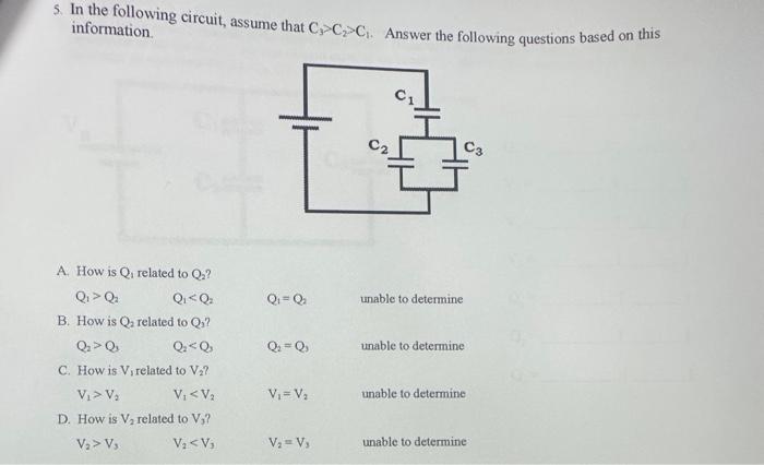 Solved 5. In the following circuit, assume that ( | Chegg.com