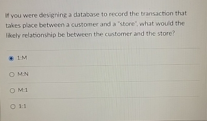 Solved If you were designing a database to record the | Chegg.com