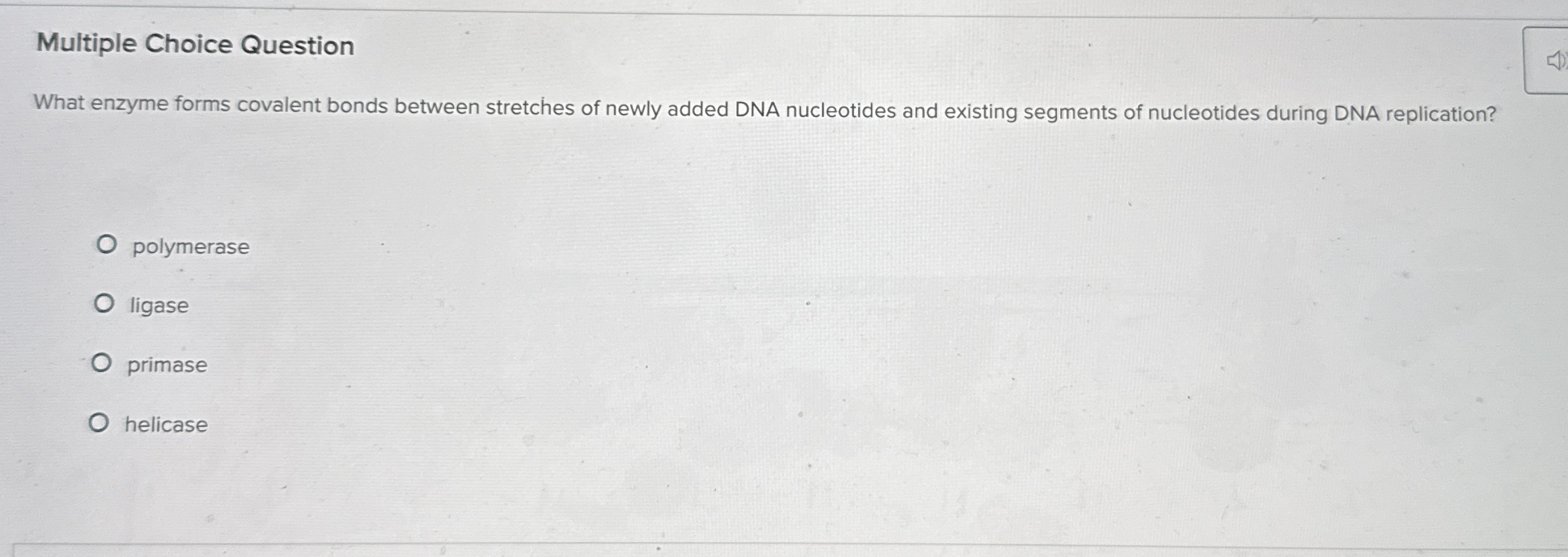 Solved Multiple Choice QuestionWhat enzyme forms covalent | Chegg.com
