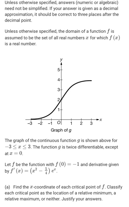 Solved Unless otherwise specified, answers (numeric or | Chegg.com