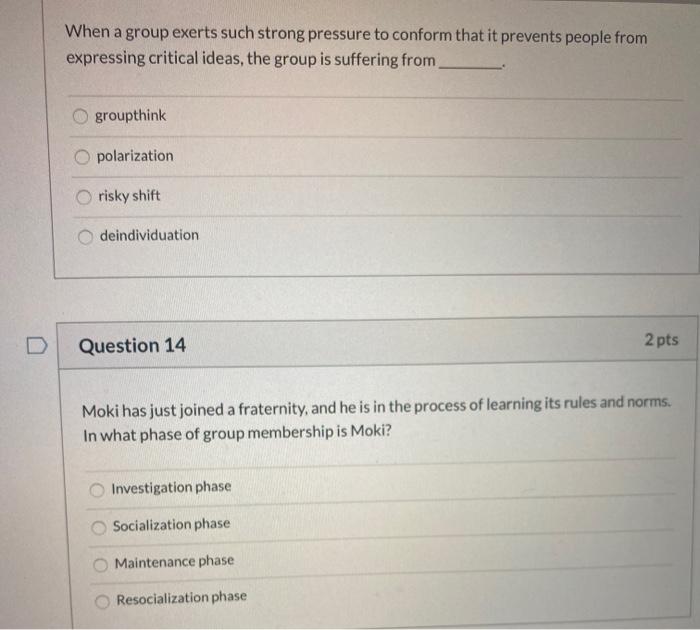Solved The realistic conflict theory focuses on conflict | Chegg.com