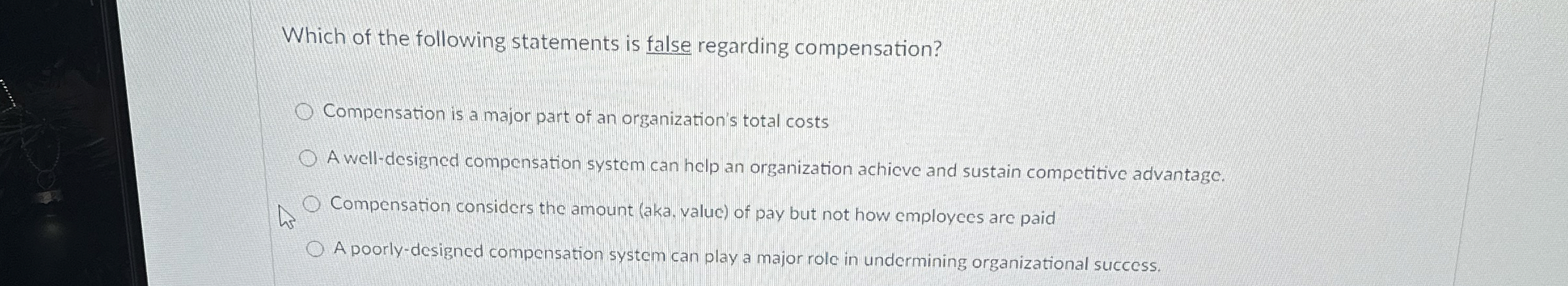 Solved Which of the following statements is false regarding | Chegg.com