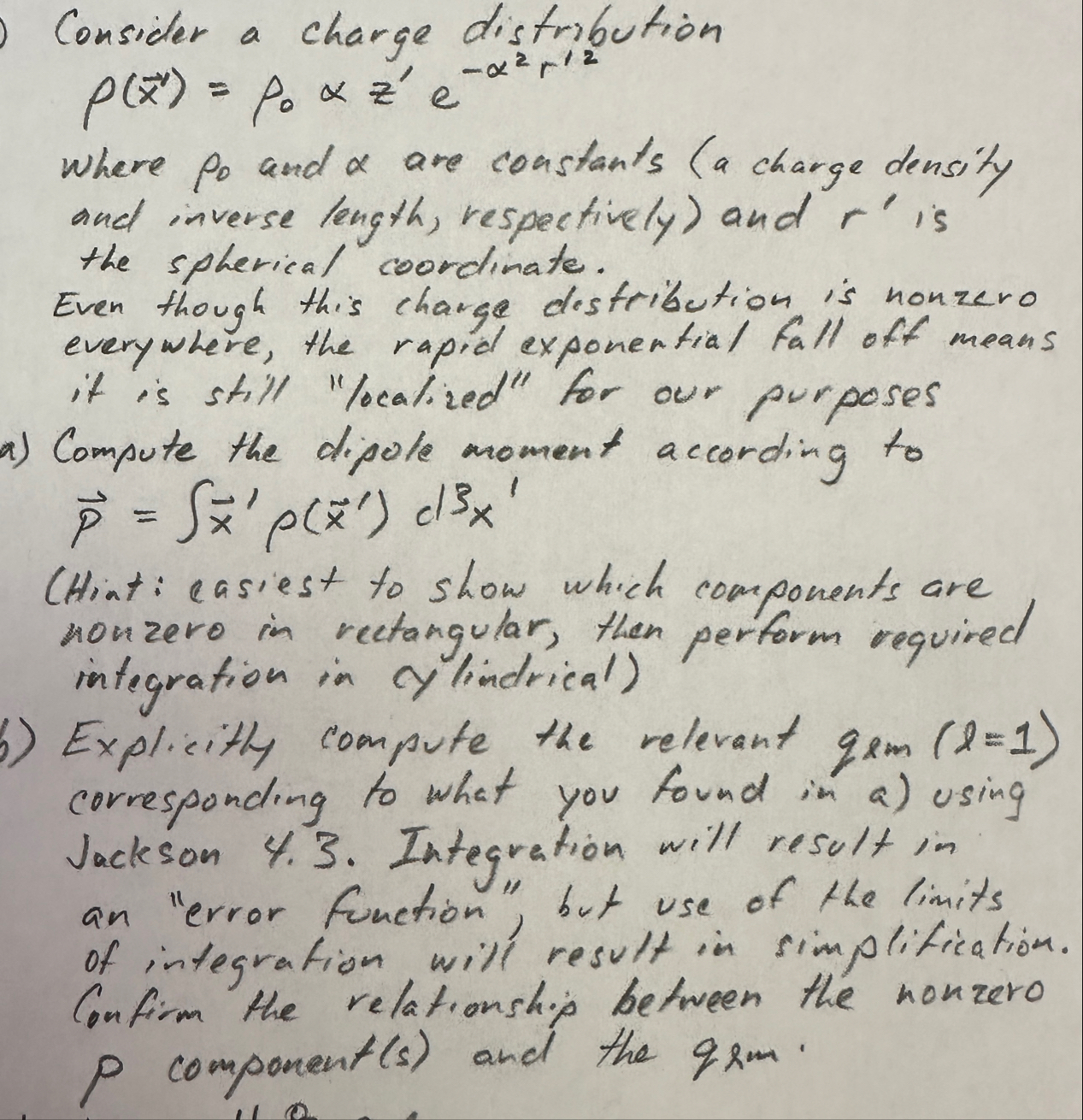 Solved Consider a charge | Chegg.com