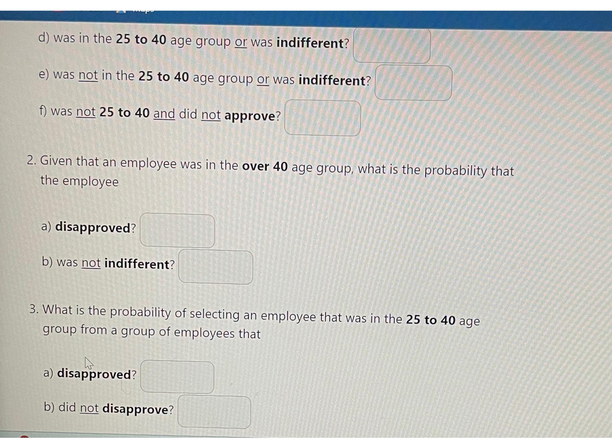 The following joint frequency distribution table | Chegg.com