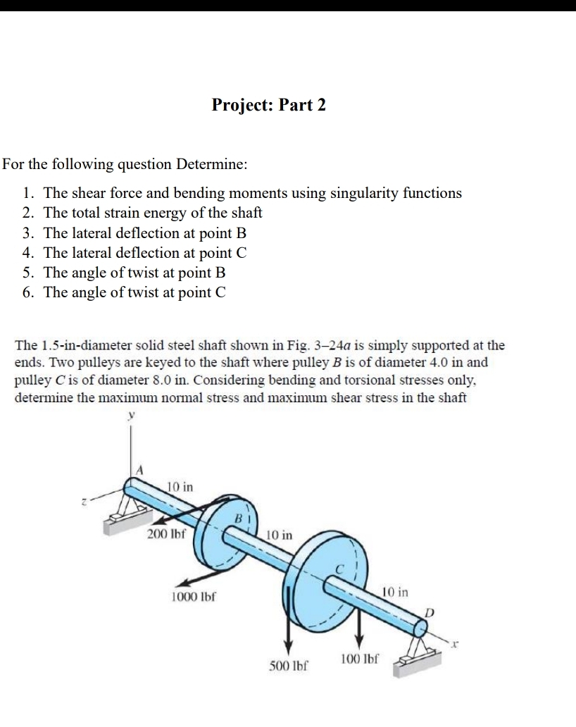 Solved Project: Part 2For the following question | Chegg.com