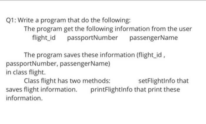 Solved Q1 Write A Program That Do The Following The 