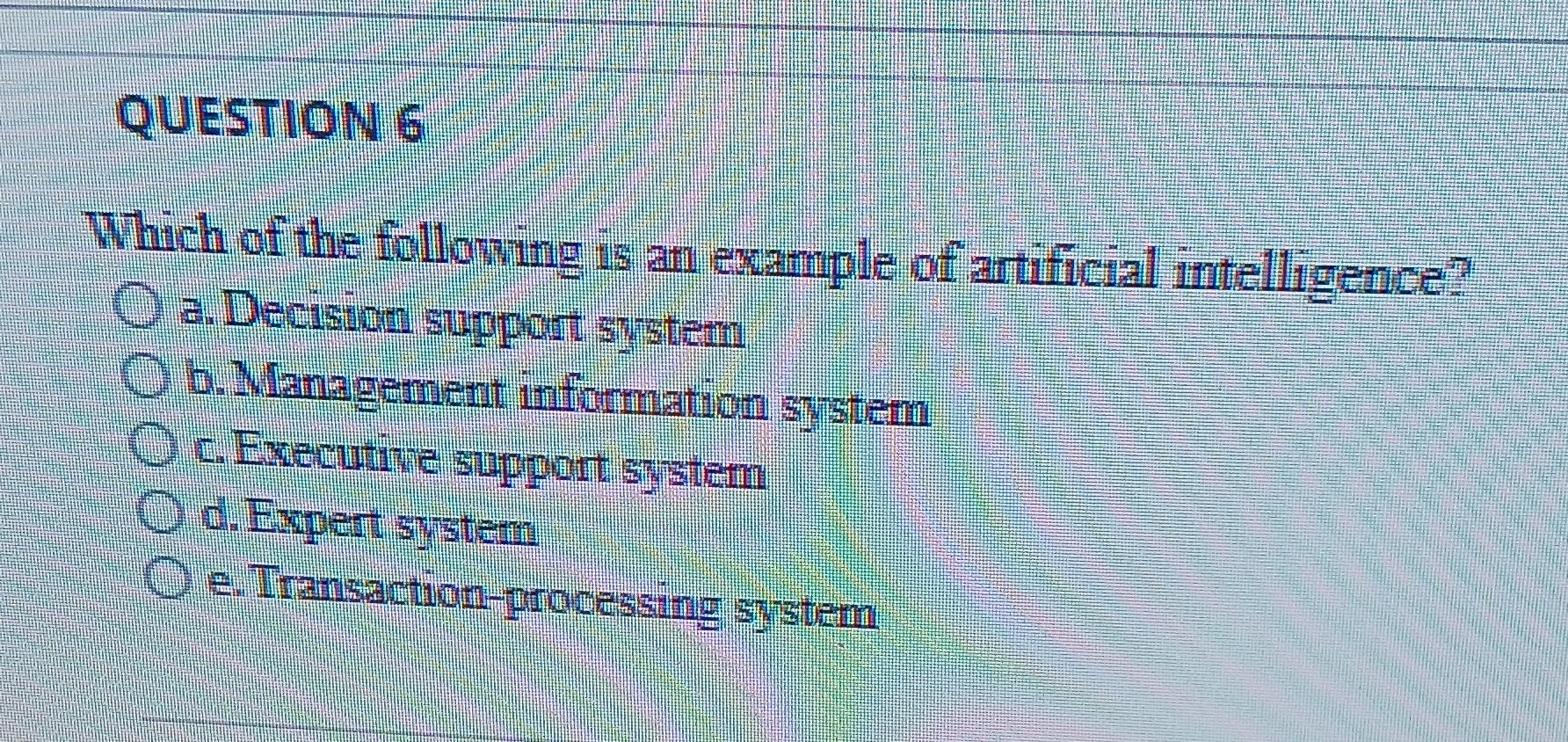 Solved Which of the following is an example of artificial | Chegg.com
