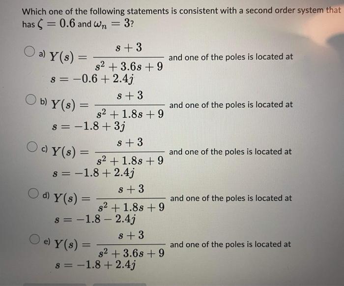 Solved Which one of the following statements is consistent | Chegg.com
