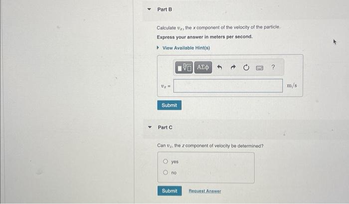 Solved A particle with a charge of q=−5.60nC is moving in a | Chegg.com