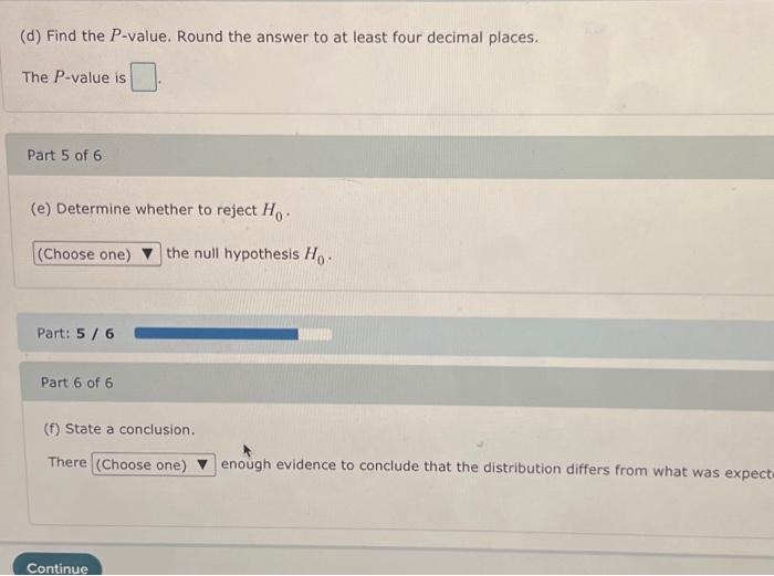 Solved For the following observed and expected frequencies: | Chegg.com