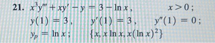 Solved In Problems 19-22, a particular solution and a | Chegg.com