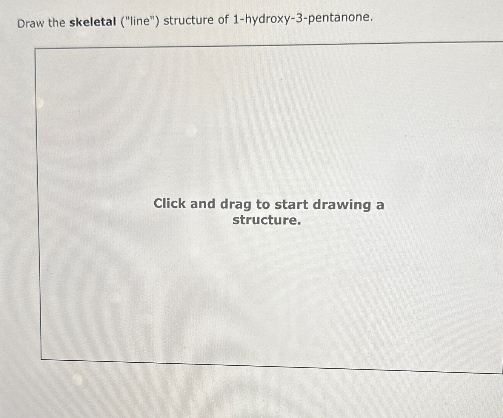 Solved Draw the skeletal ("line") ﻿structure of | Chegg.com