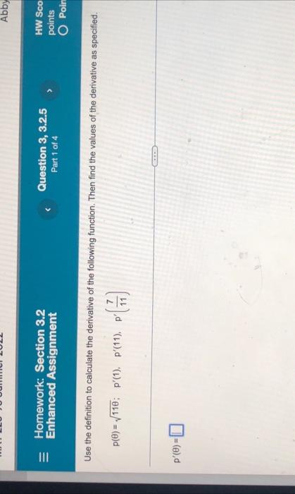 Solved Homework Section 3 2 Enhanced Assignment