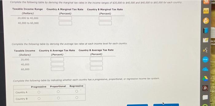 Solved 10. Understanding marginal and average tax rates | Chegg.com