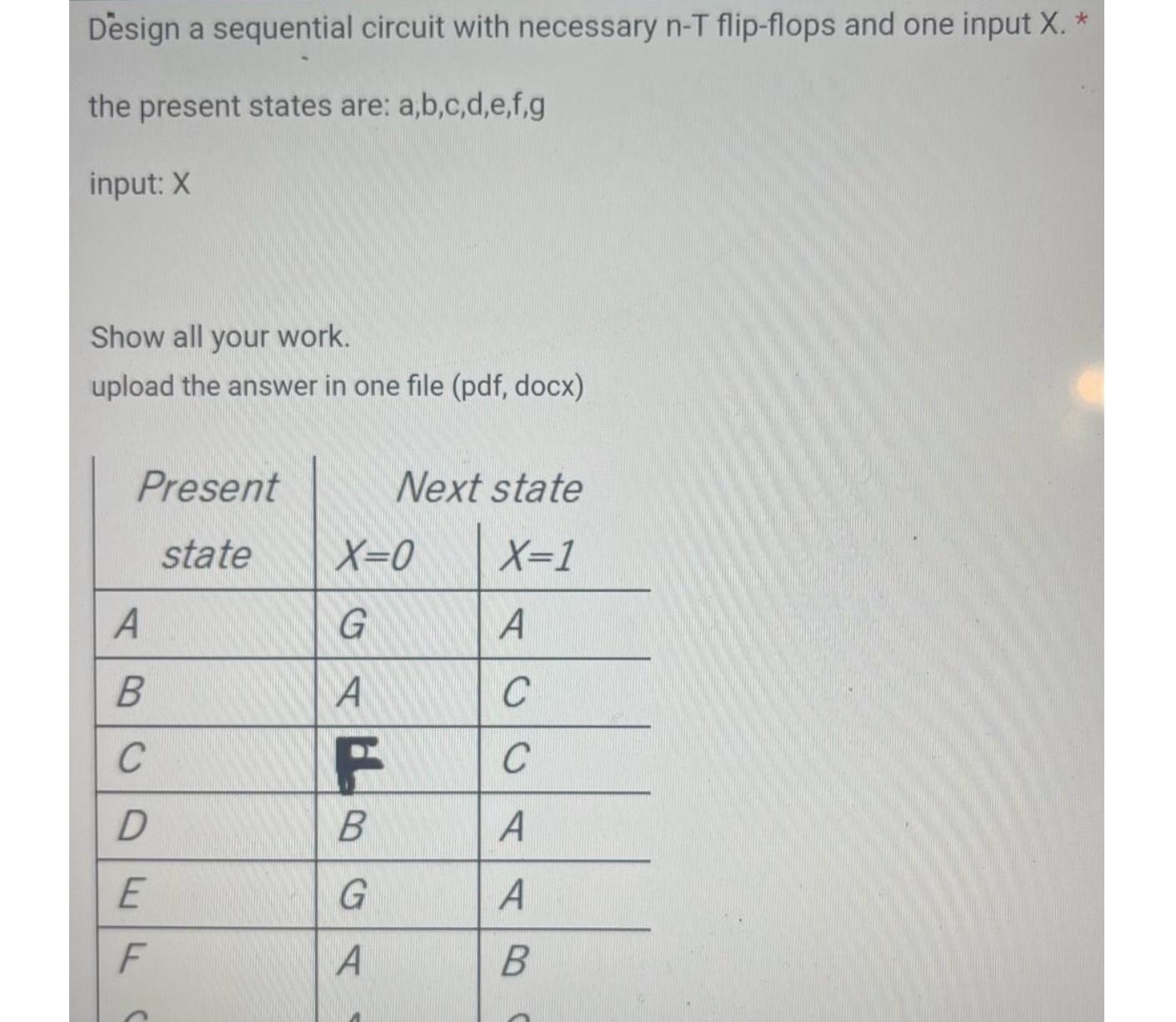 Solved Désign a sequential circuit with necessary n-T | Chegg.com