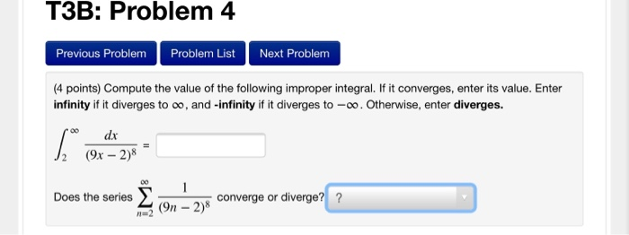 Solved T3B: Problem 4 Previous Problem Problem List Next | Chegg.com