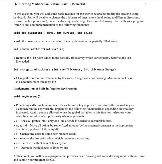 Solved Implement a simple drawing program. This program uses | Chegg.com