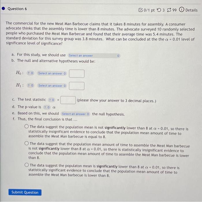 Solved The commercial for the new Meat Man Barbecue claims | Chegg.com