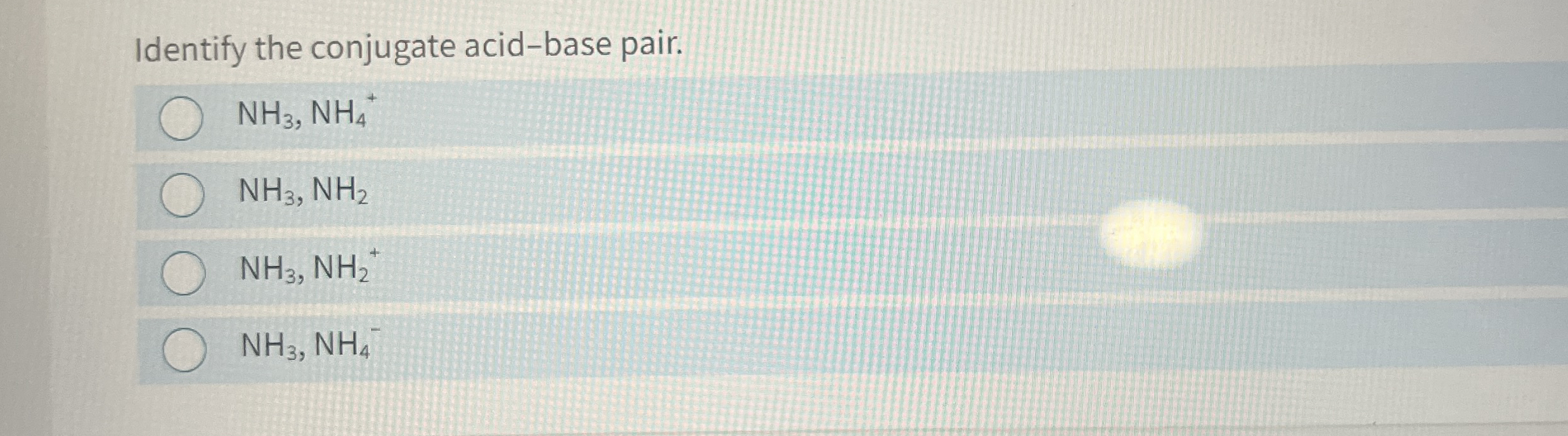 Solved Identify the conjugate acid-base | Chegg.com