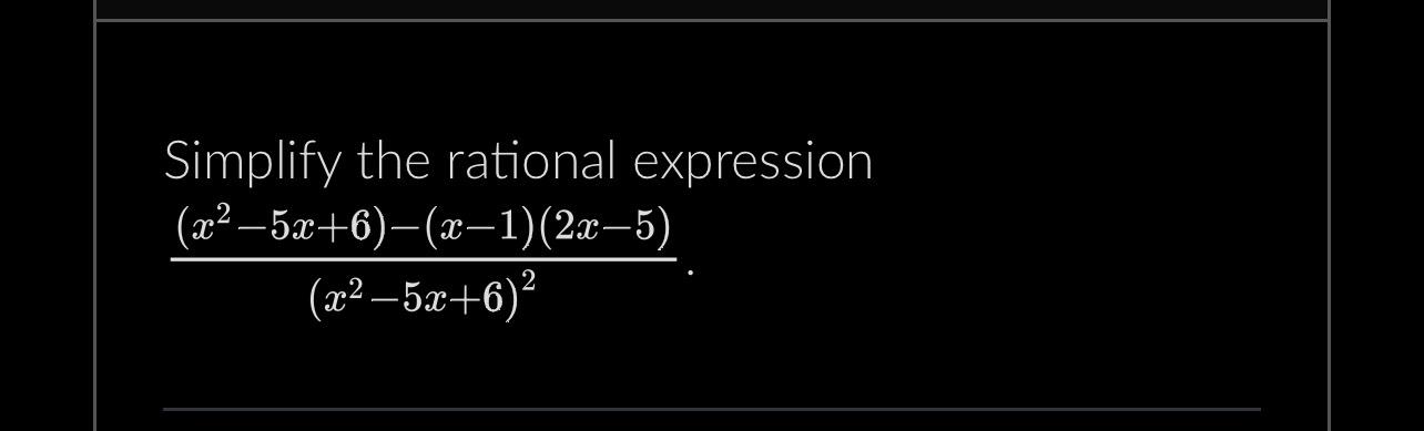 Solved Simplify the rational | Chegg.com
