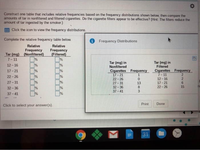 Solved Construct one table that includes relative | Chegg.com