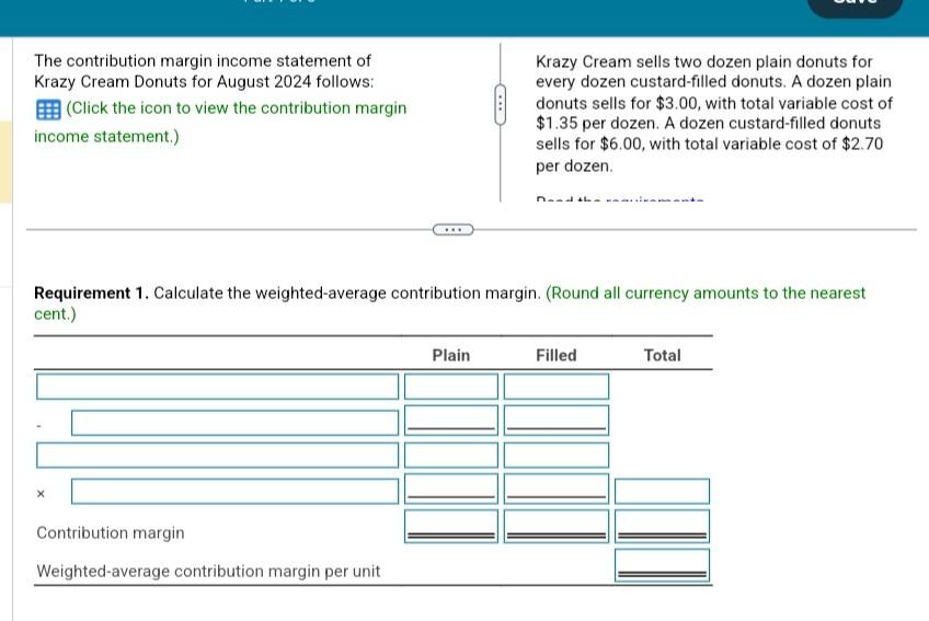 Solved Requirement 1. Calculate the weighted-average | Chegg.com
