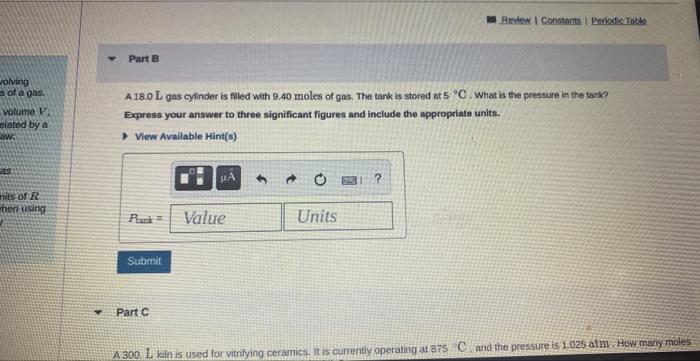 Solved ms involying moles of a gas. A balloon is floating | Chegg.com