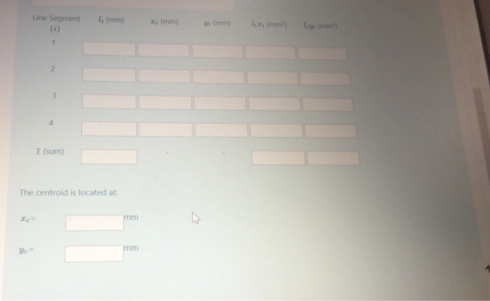 Solved Given the bent line in the figure below with the | Chegg.com