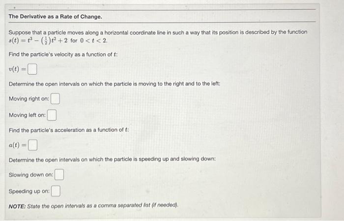 Solved Suppose that a particle moves along a horizontal | Chegg.com