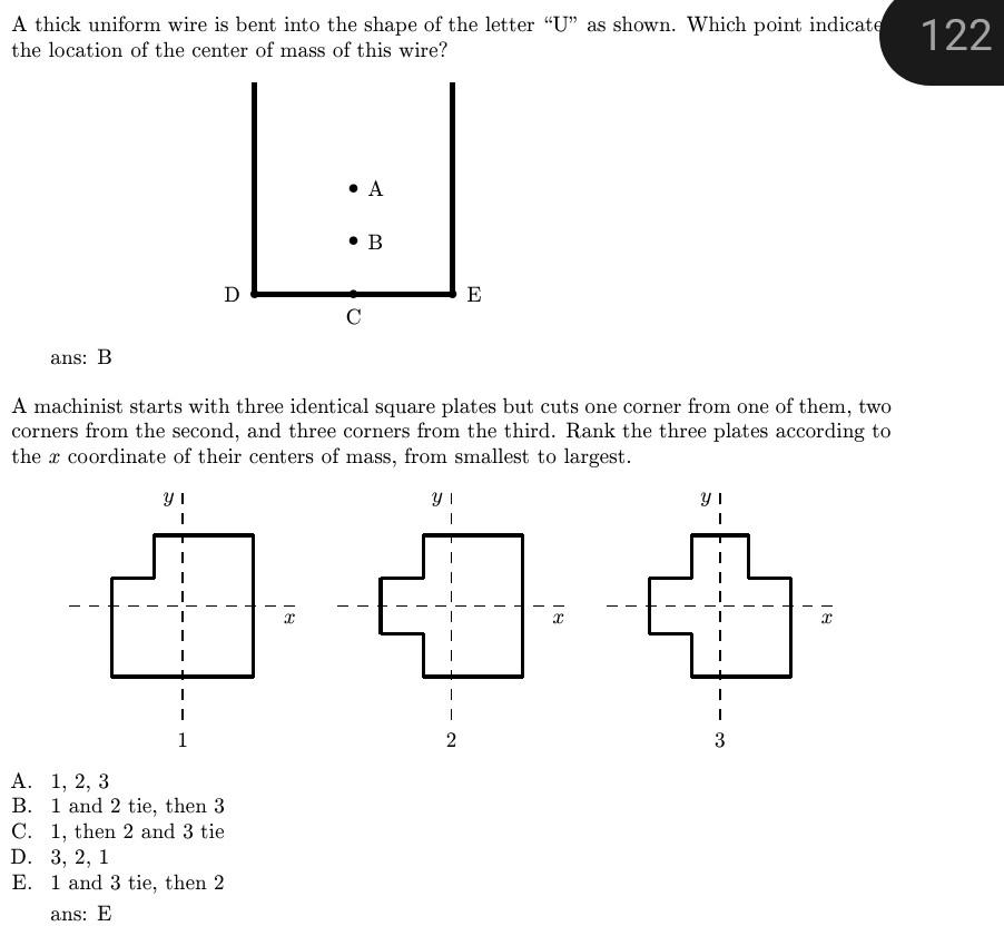 Solved A thick uniform wire is bent into the shape of the | Chegg.com