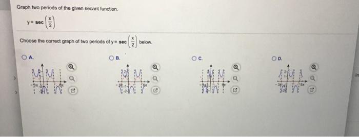 Solved Question Graph two periods of the given tangent | Chegg.com