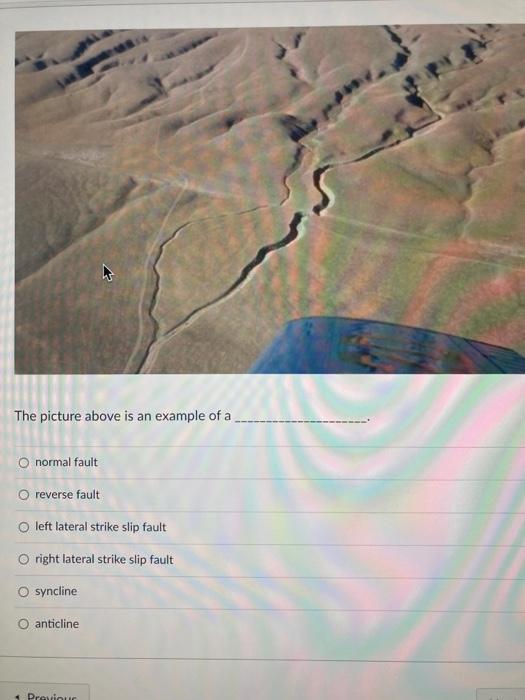 Solved The image above is an example of a monocline | Chegg.com