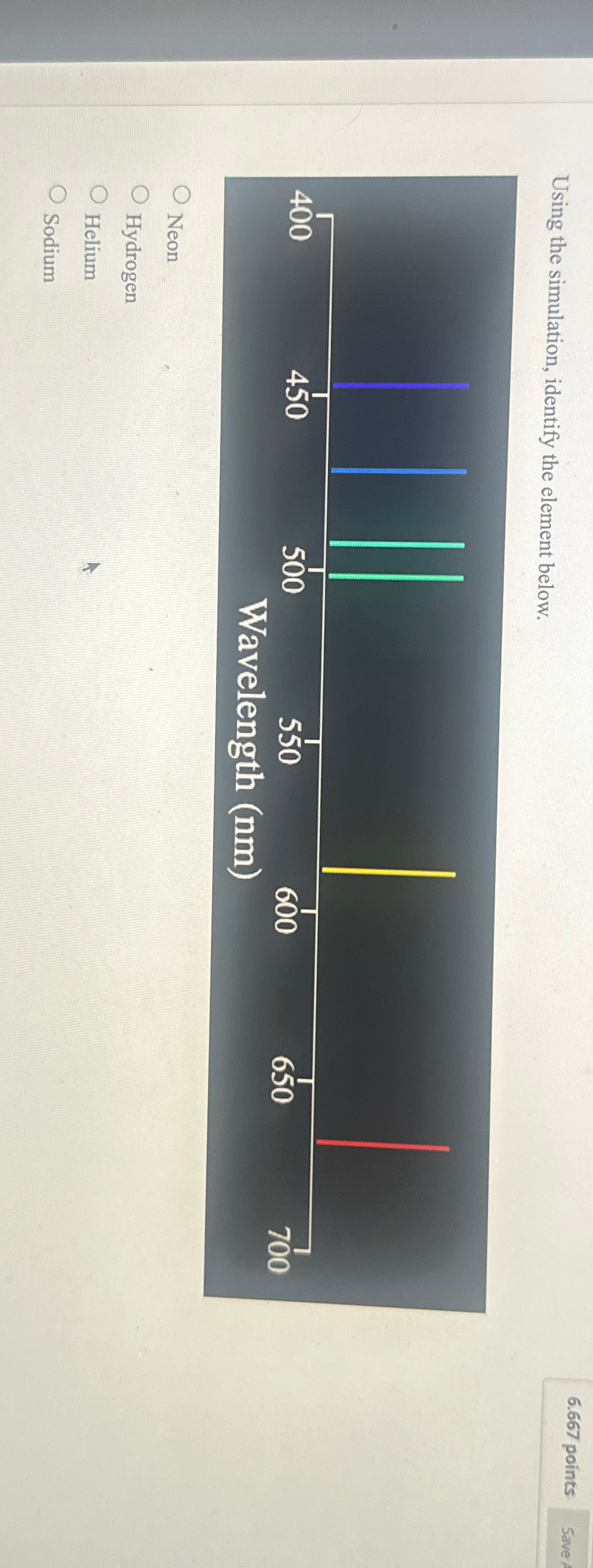 Solved Using the simulation, identify the element | Chegg.com