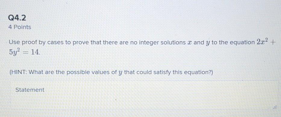 Solved Use proof by cases to prove that there are no integer | Chegg.com Solved Use proof by cases to prove that there are no integer | Chegg.com
