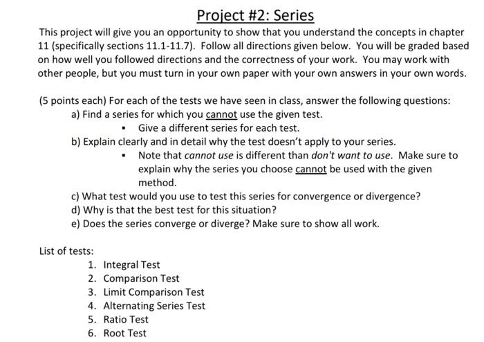 This project will give you an opportunity to show | Chegg.com