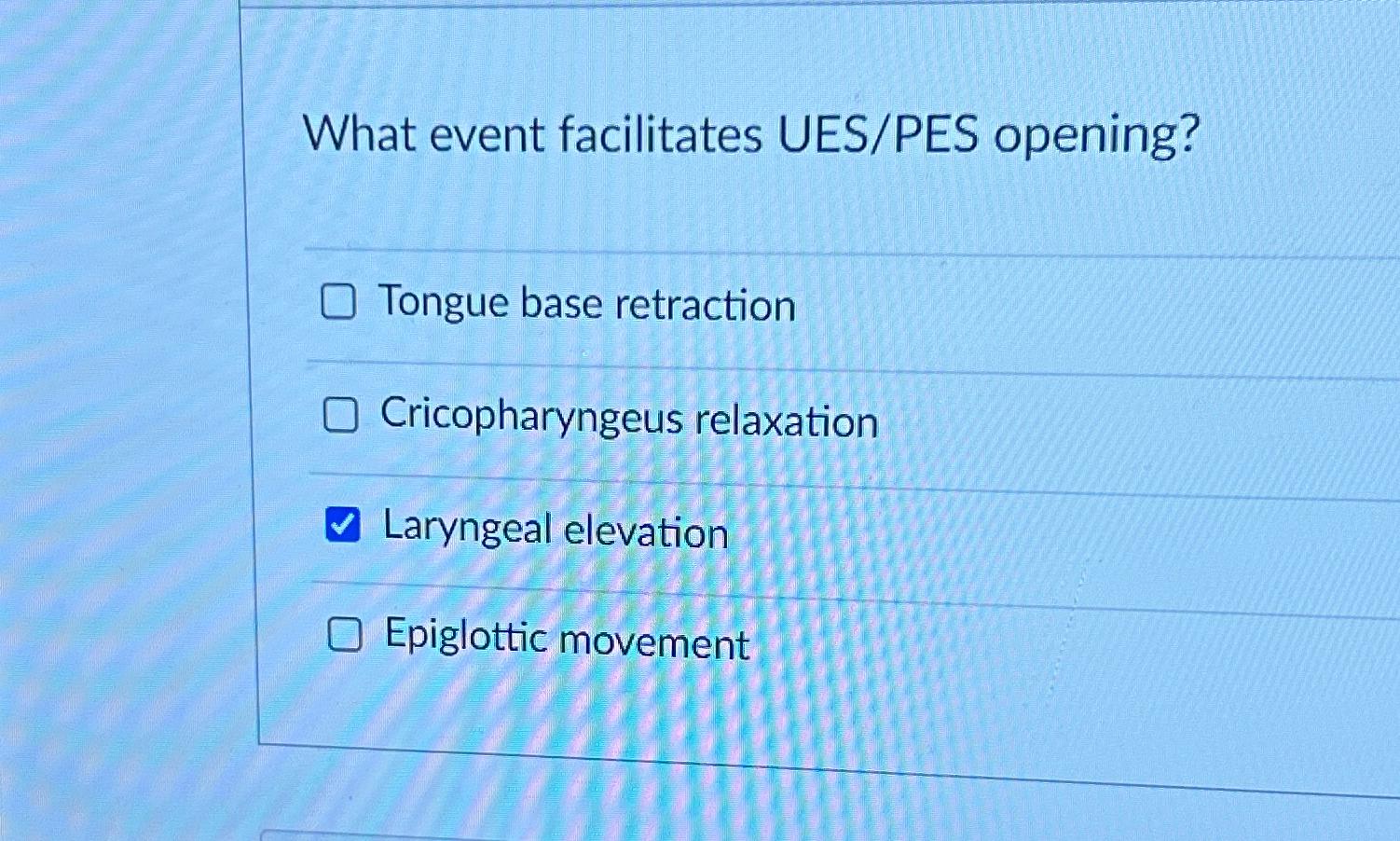 Solved What event facilitates UES/PES opening?Tongue base | Chegg.com